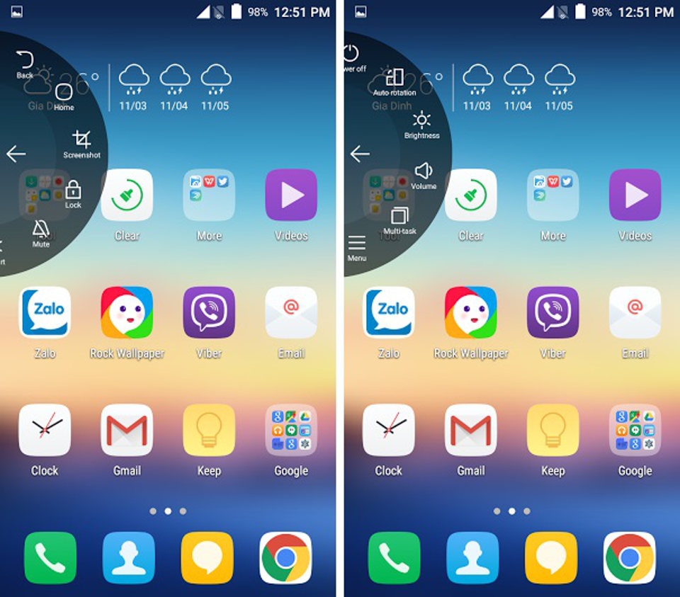 Đánh giá giao diện CoolUI trên Coolpad Shine